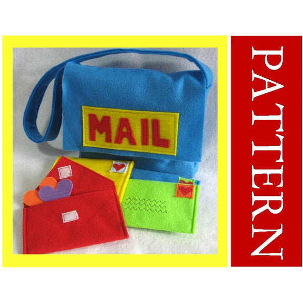 Sewing Pattern - Mail Bag with Working Envelopes – The Playhouse Kid